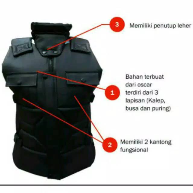 Jual Rompi Motor Pelindung Angin Rider Body Protector Terbaru dan Murah ...