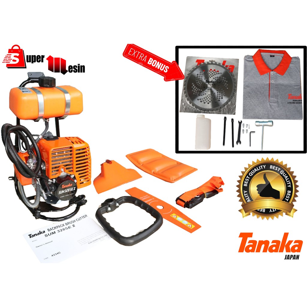 Jual MESIN POTONG RUMPUT GENDONG TANAKA BACKPACK BRUSH CUTTER-328 ...