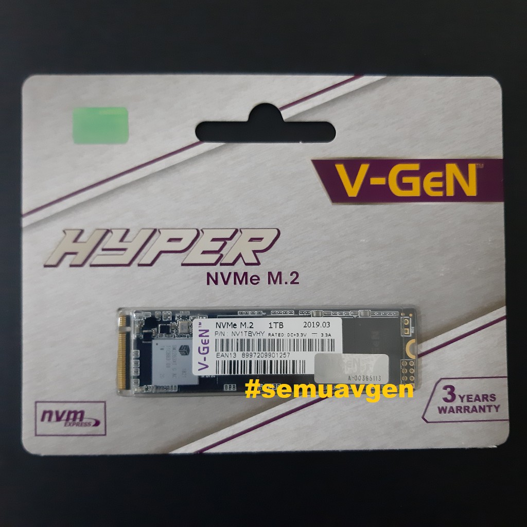 Jual SSD M.2 1TB NVMe V-GeN | Solid State Drive M2 PCIe 1 TB / 1 TERA ...
