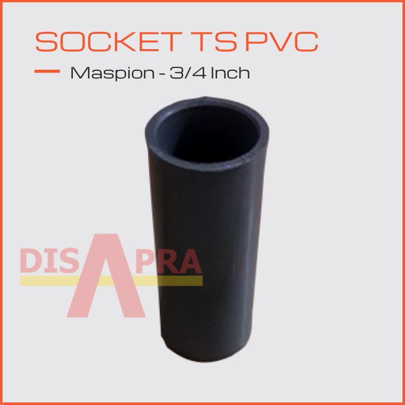 Jual Socket TS Maspion 3/4" PVC Sok (Polos) Pipa Air Sambungan Soket ...