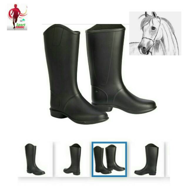 Jual Fouganza Boots Sepatu berkuda anak / sepatu olahraga berkuda ...