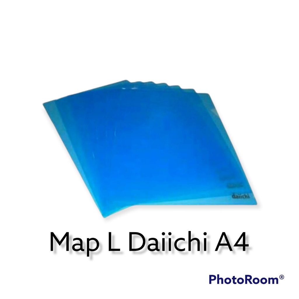 Jual MAP L DAIICHI BIRU A4/ FILE HOLDER DAIICHI / CLEAR HOLDER DAIICHI ...