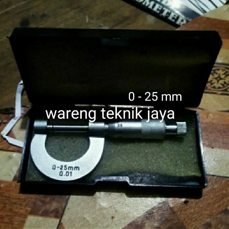 Jual Alat Ukur Micrometer 0,25 mm Mikrometer Luar Alat Pengukur Presisi ...