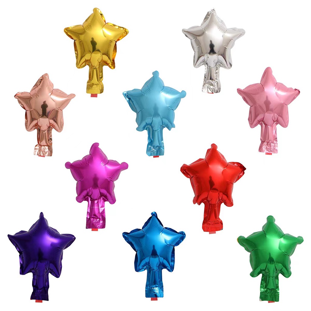 Jual BALON FOIL STAR 5 INCH / 12 CM BALON FOIL BENTUK BINTANG ECER ...