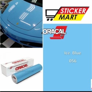 Jual Sticker Oracal Ice Blue Matte Glossy 056 utk Dekorasi Sticker ...