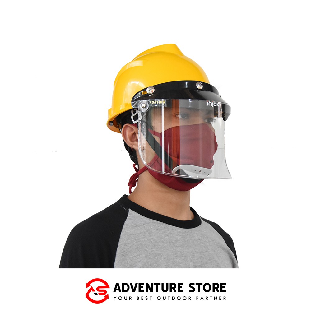 Jual Helm APD Face Shield Pelindung Wajah Helm Proyek APD Safety Helmet ...