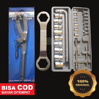 Jual Paket hemat 3pcs Kunci Tracker CVT +Kunci Pulley 39x41+ kunci sock 27pcs | Shopee Indonesia