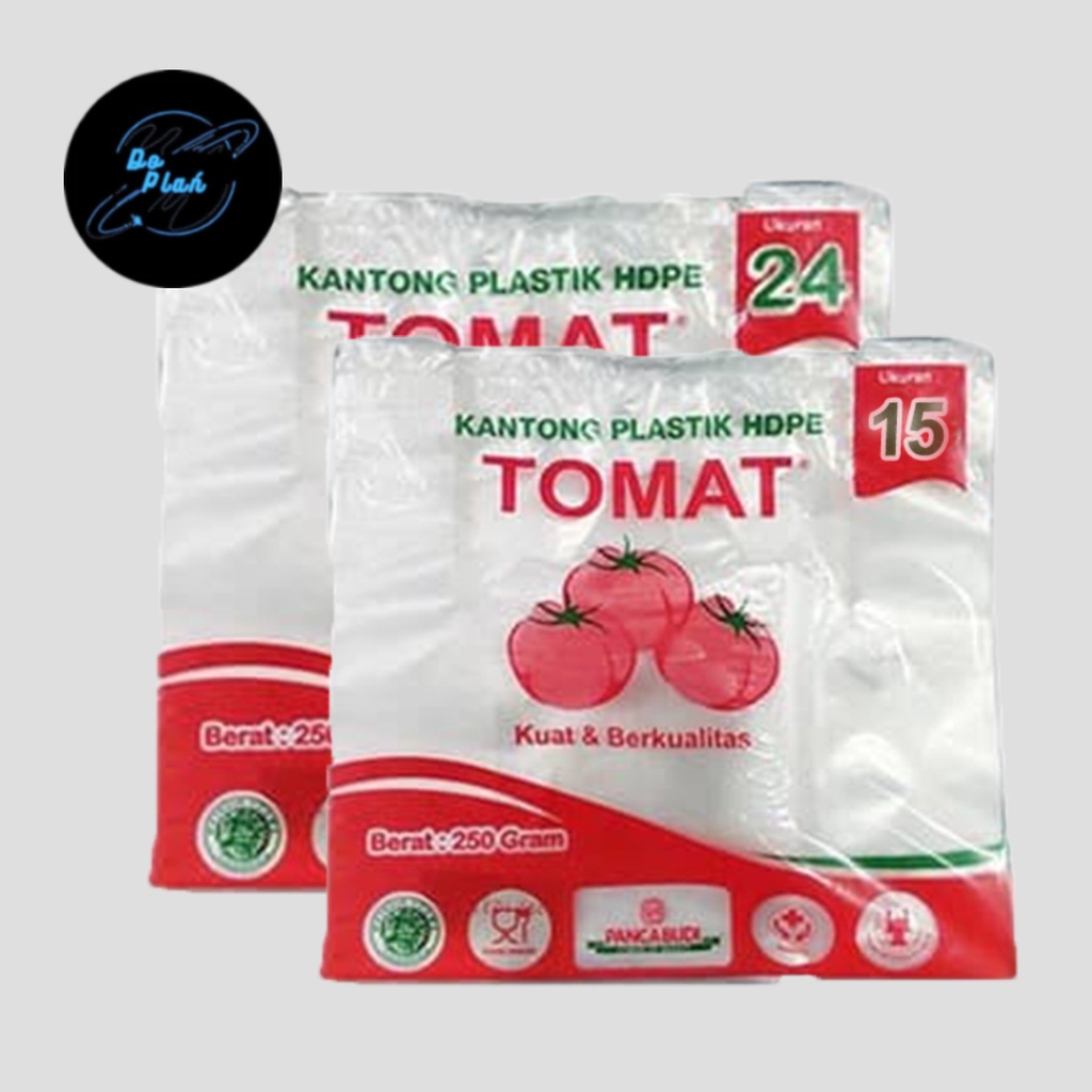 Jual Tomat HD Plastik 15 dan 24 | Kantong Plastik | Kresek Bening | Tas Belanja | Shopee Indonesia