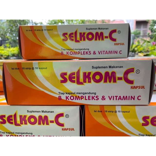 Jual SELKOM C VITAMIN C 500mg dan VIT B Kompleks. Isi 100 kapsul ...