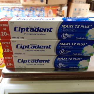 Jual Odol Ciptadent pasta gigi ciptadent 75g + 15 gr murah harga grosir ...