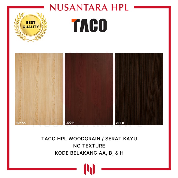 Jual TACO HPL Woodgrain Serat Kayu TH Seri AA, B, & H Indonesia|Shopee Indonesia