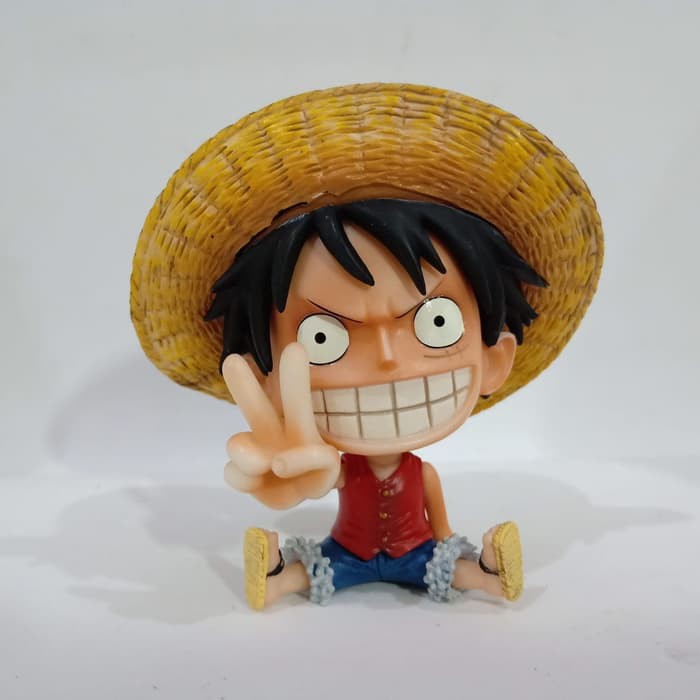 Jual 05262 miniature luffy miniature one piece. tinggi 12cm | Shopee ...