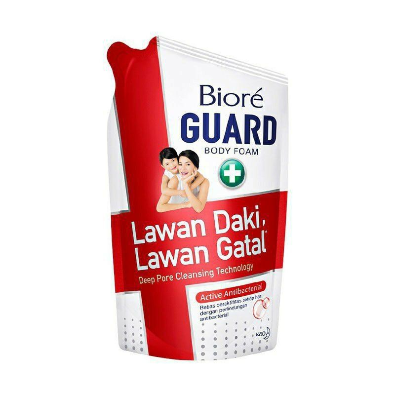 Jual Bioré Guard Anti Bacterial Body Foam Active Antibacterial 450ml ...