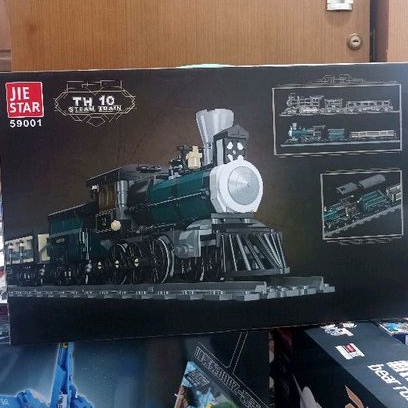 Jual brick kereta api STEAM TRAIN TH 10 JIE STAR 59001 | Shopee Indonesia