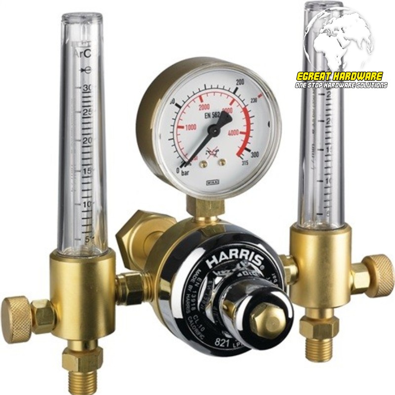 Jual Regulator Argon HARRIS 821DB-30-F-AR With Flow Meter Argon ...
