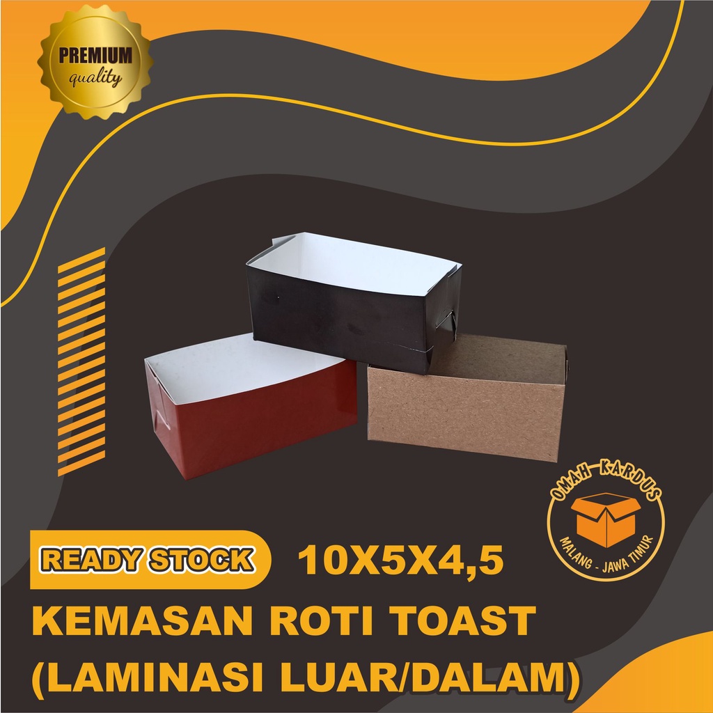 Jual Kemasan roti toast 10x5x4,5 cm | sandwich | box toast | box cake ...