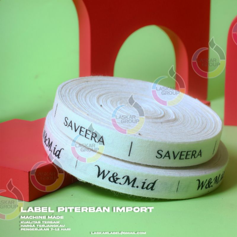 Jual label piterban / label katun / label baju / label hijab | Shopee ...