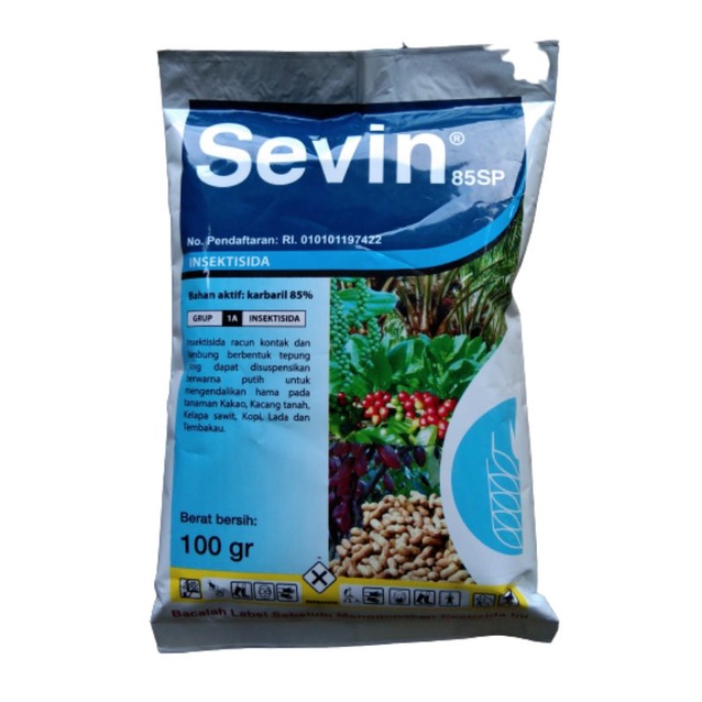 Jual Insektisida Sevin 85 SP Kemasan Pabrik 100 Gram | Shopee Indonesia
