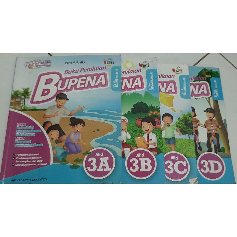 Jual Buku BUPENA kelas 3 paket(3a,3b,3c,3d) | Shopee Indonesia