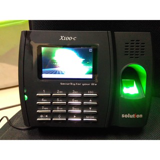 Jual Fingerprint Solution X100C Mesin Absensi Sidik Jari For Kantor ...