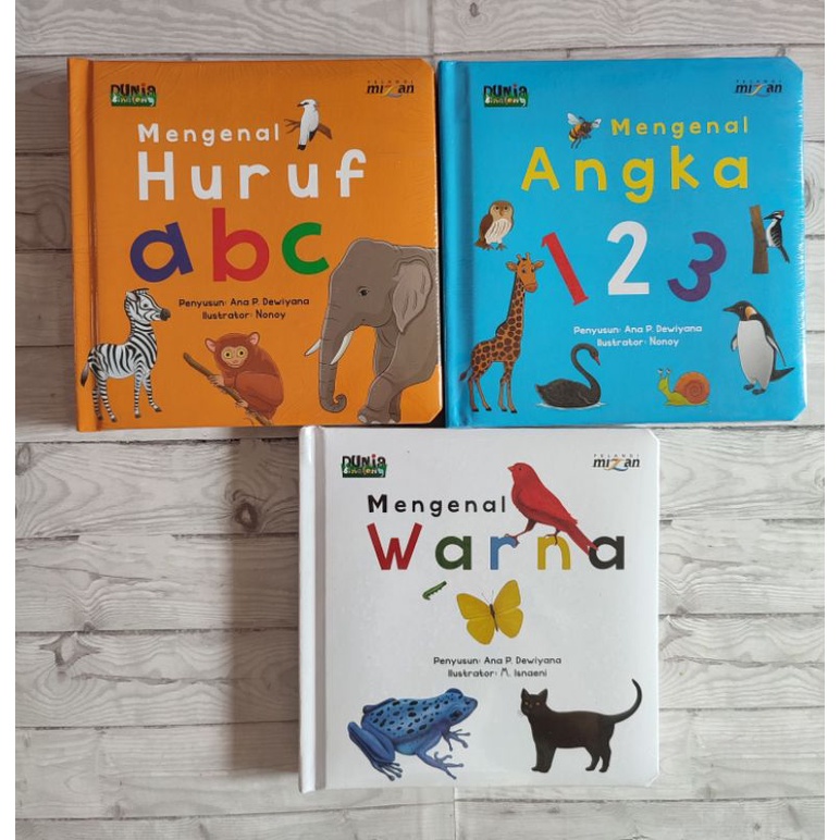 Jual Boardbook Mengenal Huruf, Angka, Warna, boardbook balita | Shopee ...