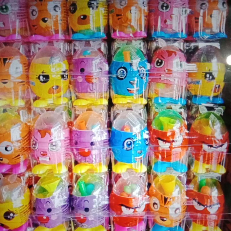 Jual mainan telur karakter baru 30pcs | Shopee Indonesia