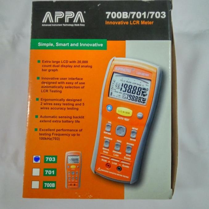 Jual Appa 703 Digital Lcr Meter | Shopee Indonesia