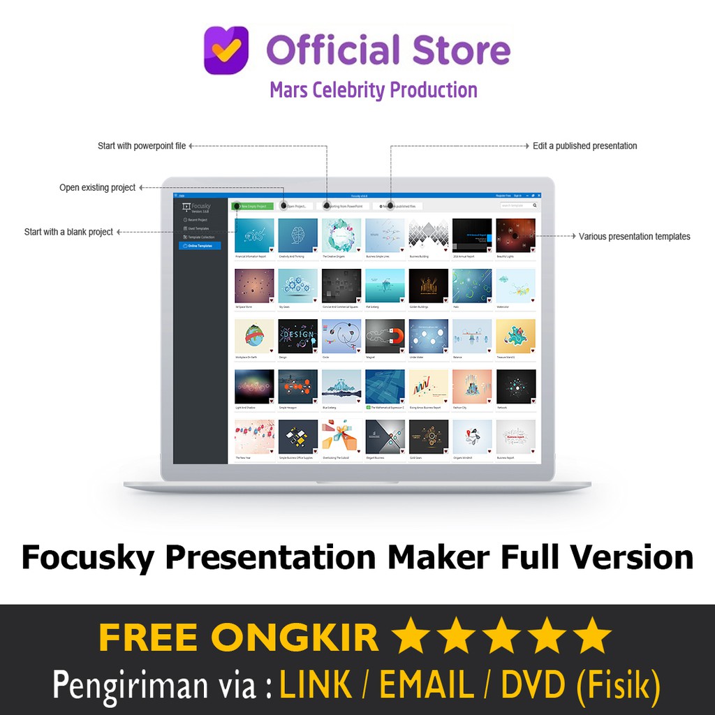 Jual Software Focusky Presentation Maker PRO Full Version Terbaru Lifetime Premium | Shopee ...