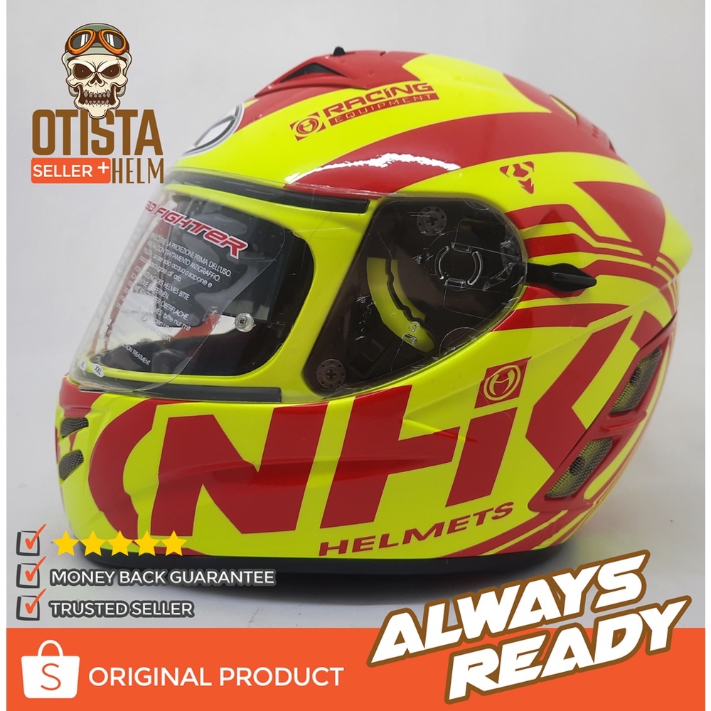 Jual HELM NHK FULL FACE GP TERMINATOR CORAK SE ROAD DOUBLE VISOR ...