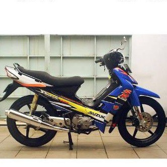 Jual full body Alus kasar Suzuki smash cw hitam biru 2005 | Shopee ...