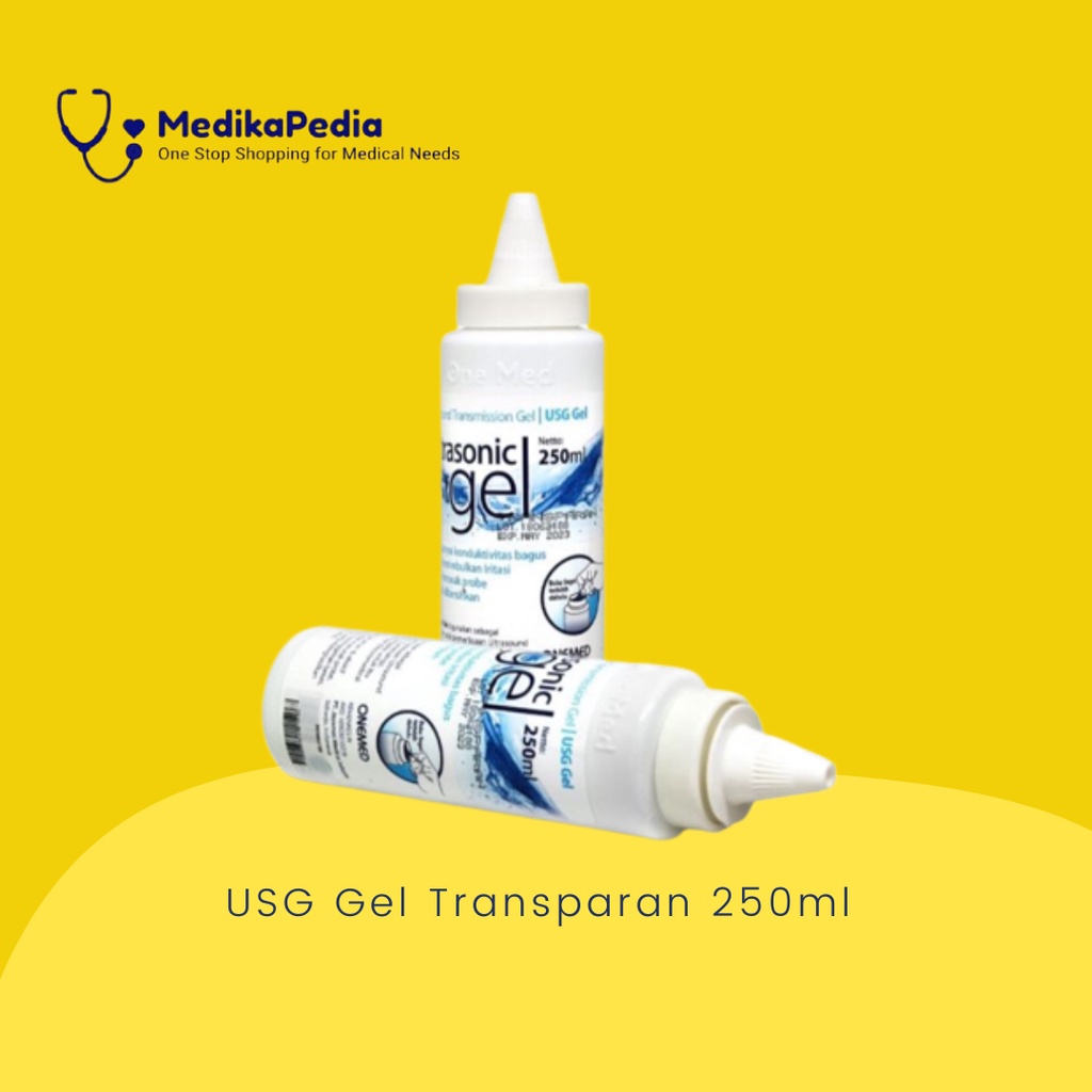 Jual USG Gel Onemed 250ml / Ultrasonic Gel Transparant One Med | Shopee ...