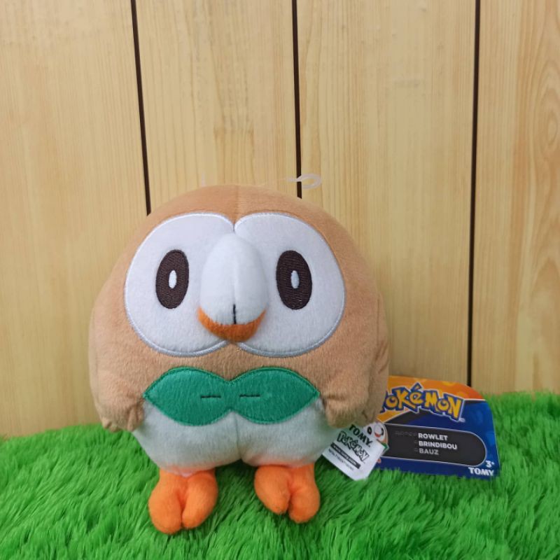 Jual boneka pokemon rowlet original pokemon takara Tomy ORI alola Indonesia|Shopee Indonesia