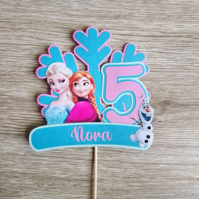 Topper Happy Birthday Topper Kue Cake Custom Nama, Gambar dan Warna ...