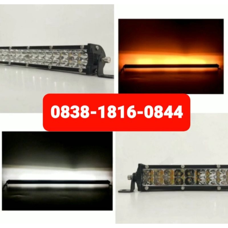 Jual LED BAR LAMPU SOROT OFF ROAD PJ 65 CM DAN 110 CM SINAR PUTIH ...