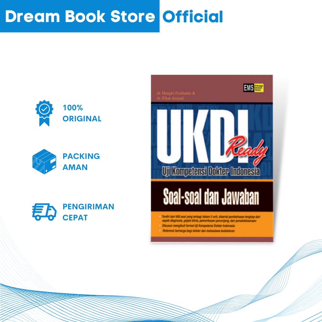Jual Buku UKDI Ready Uji Kompetensi Dokter Indonesia Soal-Soal dan Jawaban Hengki Ferdianto ...