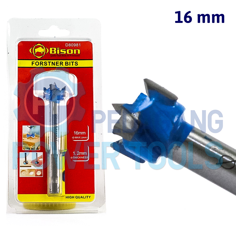 Jual BISON MATA BOR ENGSEL SENDOK 16 MM PELUBANG KAYU WOOD FORSTNER BIT ...