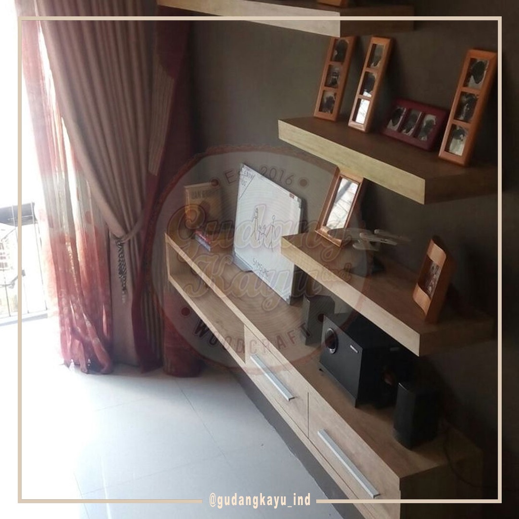 Jual Ambalan Laci Meja TV | Shopee Indonesia