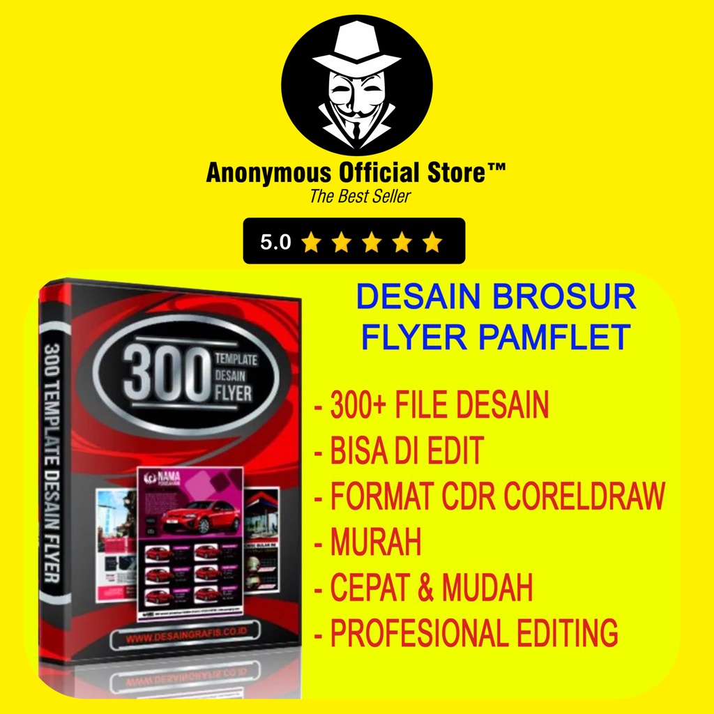 Jual KOLEKSI 300+ TEMPLATE DESAIN BROSUR FLYER PAMFLET FLIYER USAHA ...