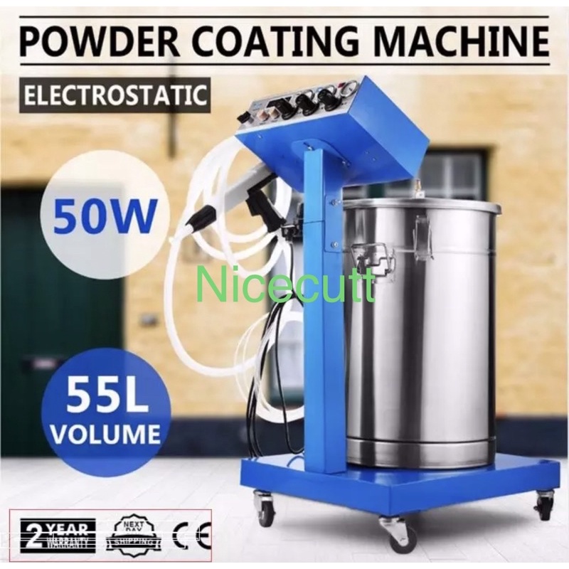 Jual mesin powder coating machine mesin cat bubuk 45L Indonesia|Shopee ...