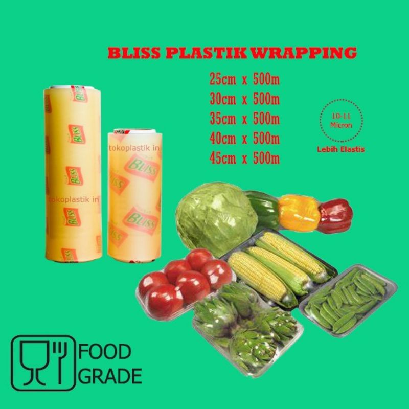 Jual plastik wrapping makanan 30x500 food grade | Shopee Indonesia