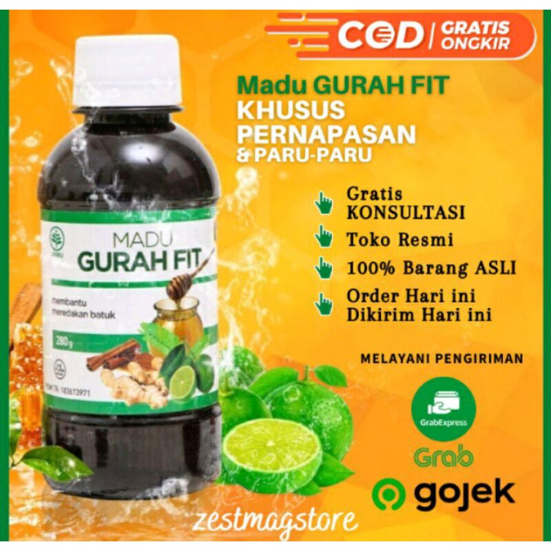 Jual Madu Gurah Fit Asli original Madu Gurahfit Obat Batuk Radang ...