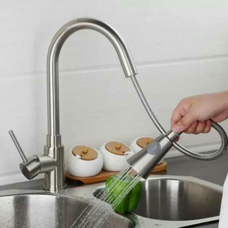 Jual Kran sink tarik stainless sus 304 / Keran sink tarik stainless ...
