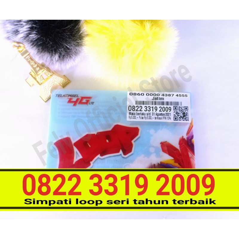 Jual KARTU PERDANA SIMPATI LOOP CANTIK SERI TAHUN FREE TELKOMSEL MAX ...
