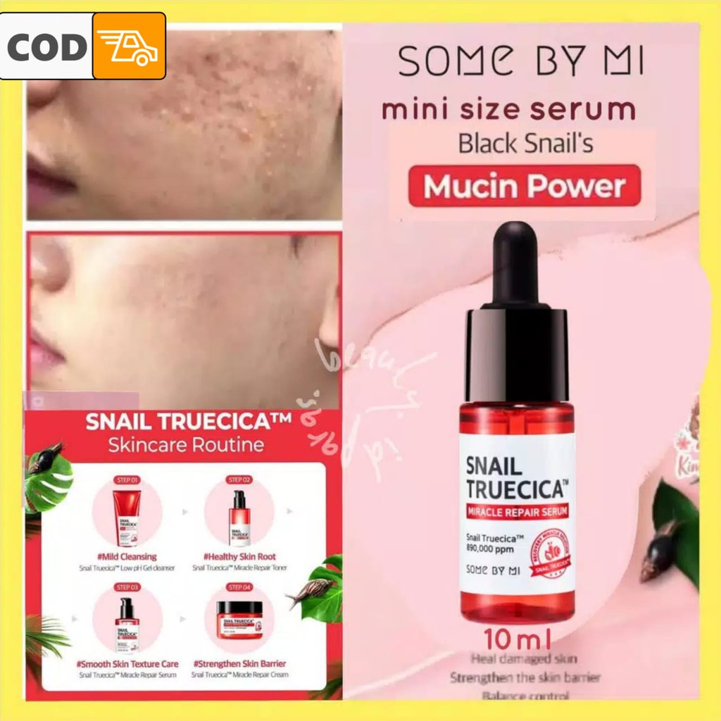 Jual SOMEBYMI STARTER KIT Snail Truecica Miracle Repair Serum 10ml Some ...