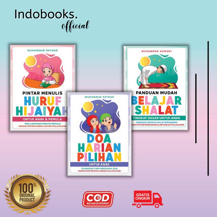 Jual Pintar Menulis Huruf Hijaiyah Tingkat Dasar untuk Anak/Panduan ...