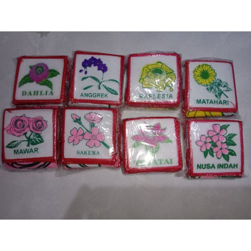 Jual (1 SET)REGU PRAMUKA/LAMBANG REGU PEREMPUAN/LAMBANG REGU BUNGA ...