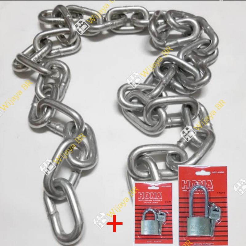 Jual Rantai Kapal / Rantai Jumbo Galvanis 3/16 / Rantai Kapal 3/16 set ...