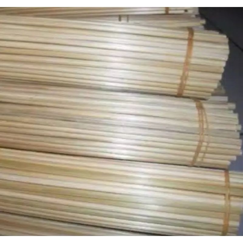 Jual Stik Bambu Lidi Original P 100 Cm L 0, 5 Cm Per 10 Batang | Shopee ...