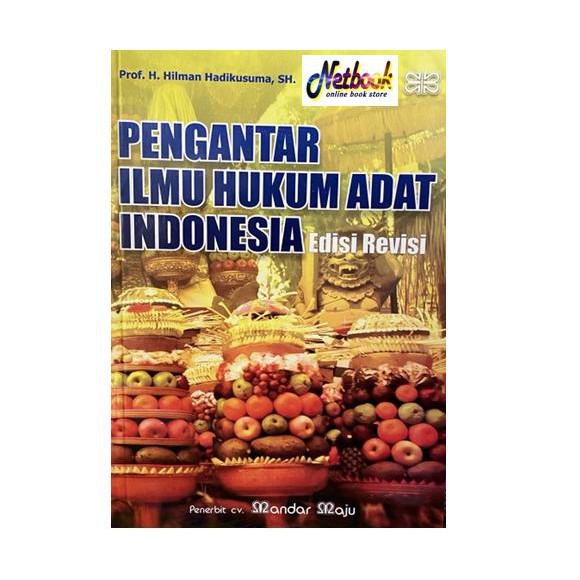 Jual PENGANTAR ILMU HUKUM ADAT INDONESIA EDISI REVISI Indonesia|Shopee Indonesia
