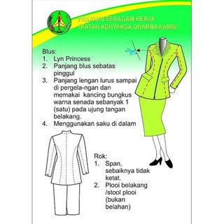 Jual SERAGAM IAD KEJAKSAAN | BAHAN KAIN PAKAIAN SERAGAM KERJA ARISAN ...